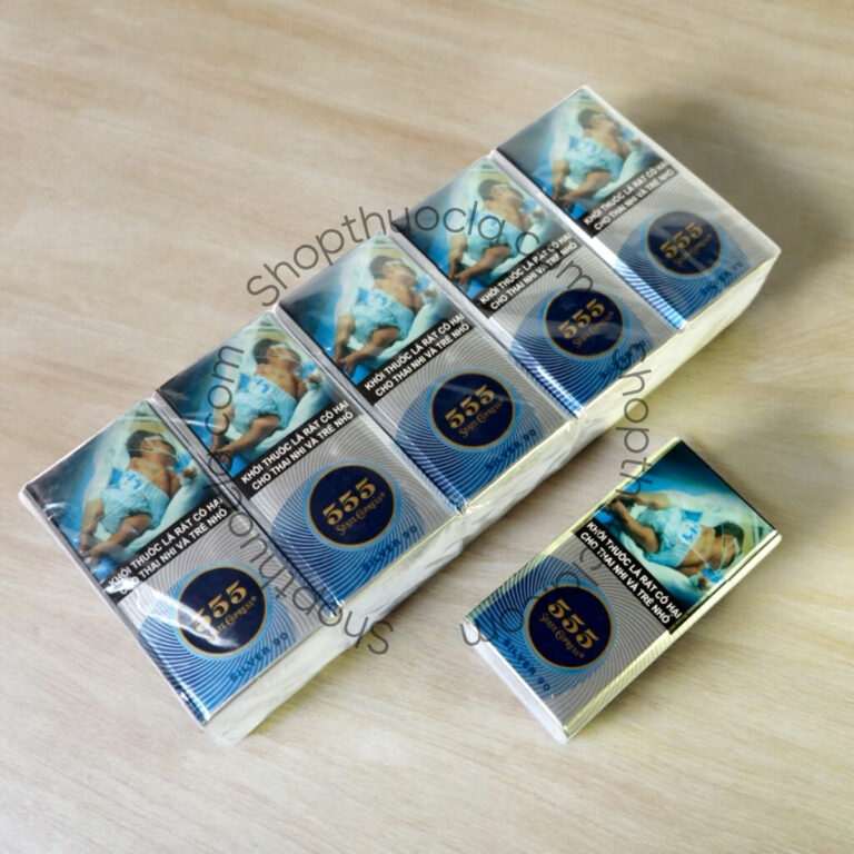 Thuốc lá Ba số 555 Bạc [Ba số Bạc Việt] chính hãng tại TPHCM